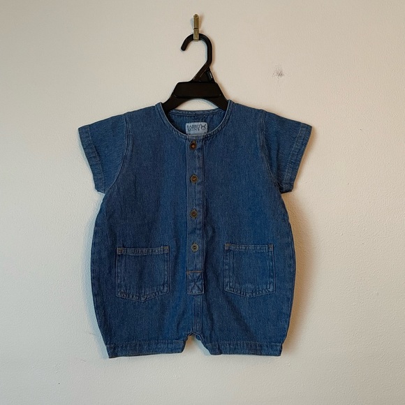 Rabbit Skins | Bottoms | Rabbit Skins Infant Denim Jumper 2 Months ...